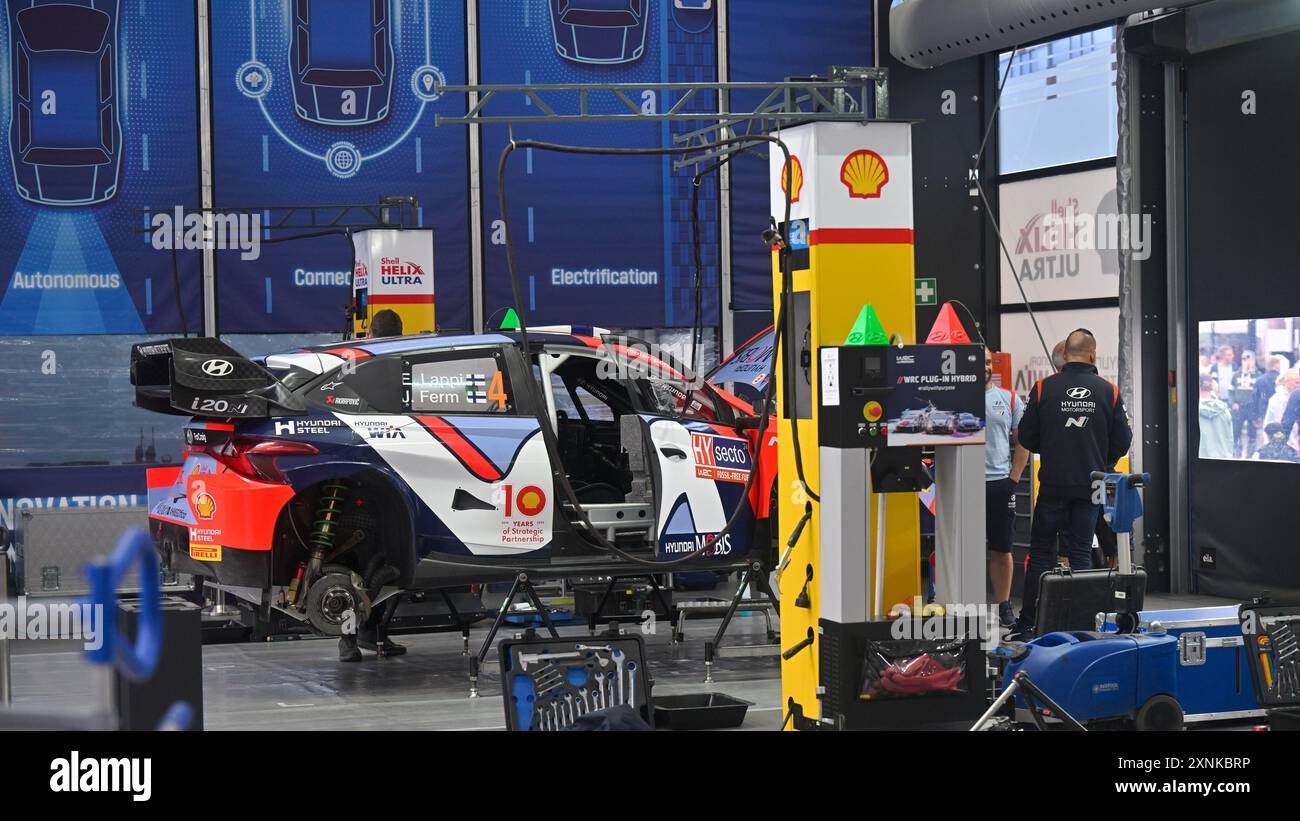 ,Service Park ,During Fia World Rally Championship Wrc Secto Rally ...