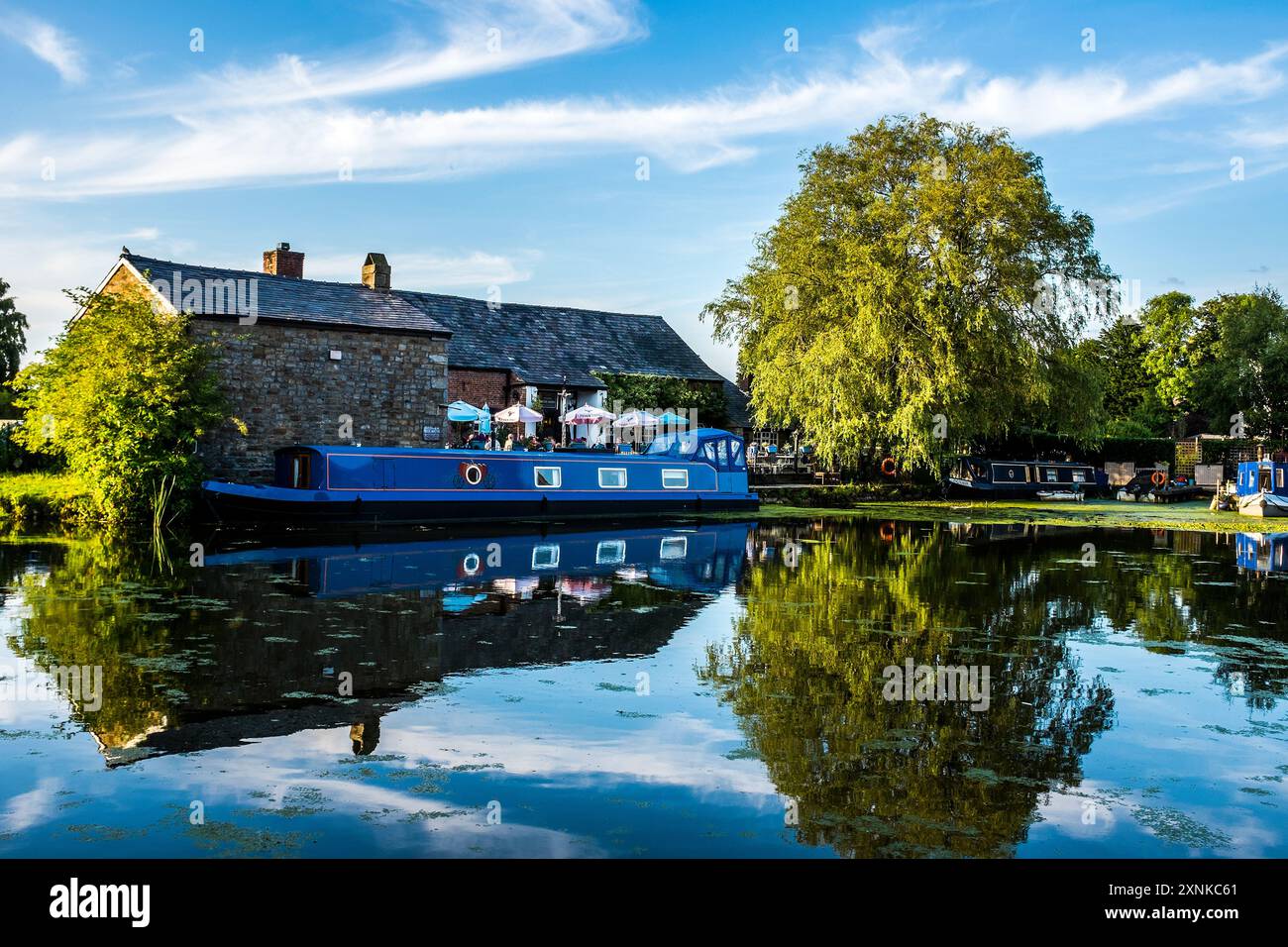 View of the Lancaster Canal at Garstang Stock Photo - Alamy
