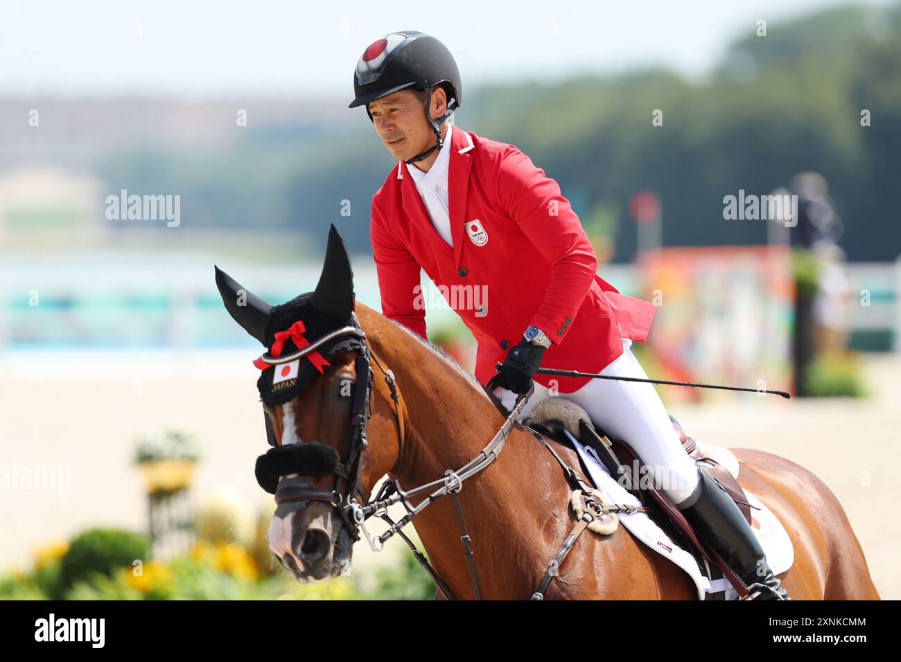 Versailles, France. 1st Aug, 2024. Eiken Sato (JPN) Equestrian ...