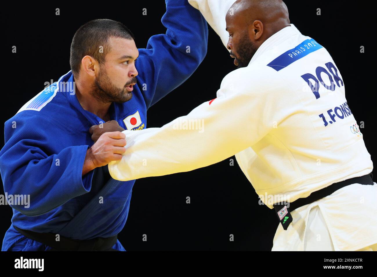 Paris, France. 1st Aug, 2024. (L-R) Aaron Phillip Wolf (JPN), FONSECA ...