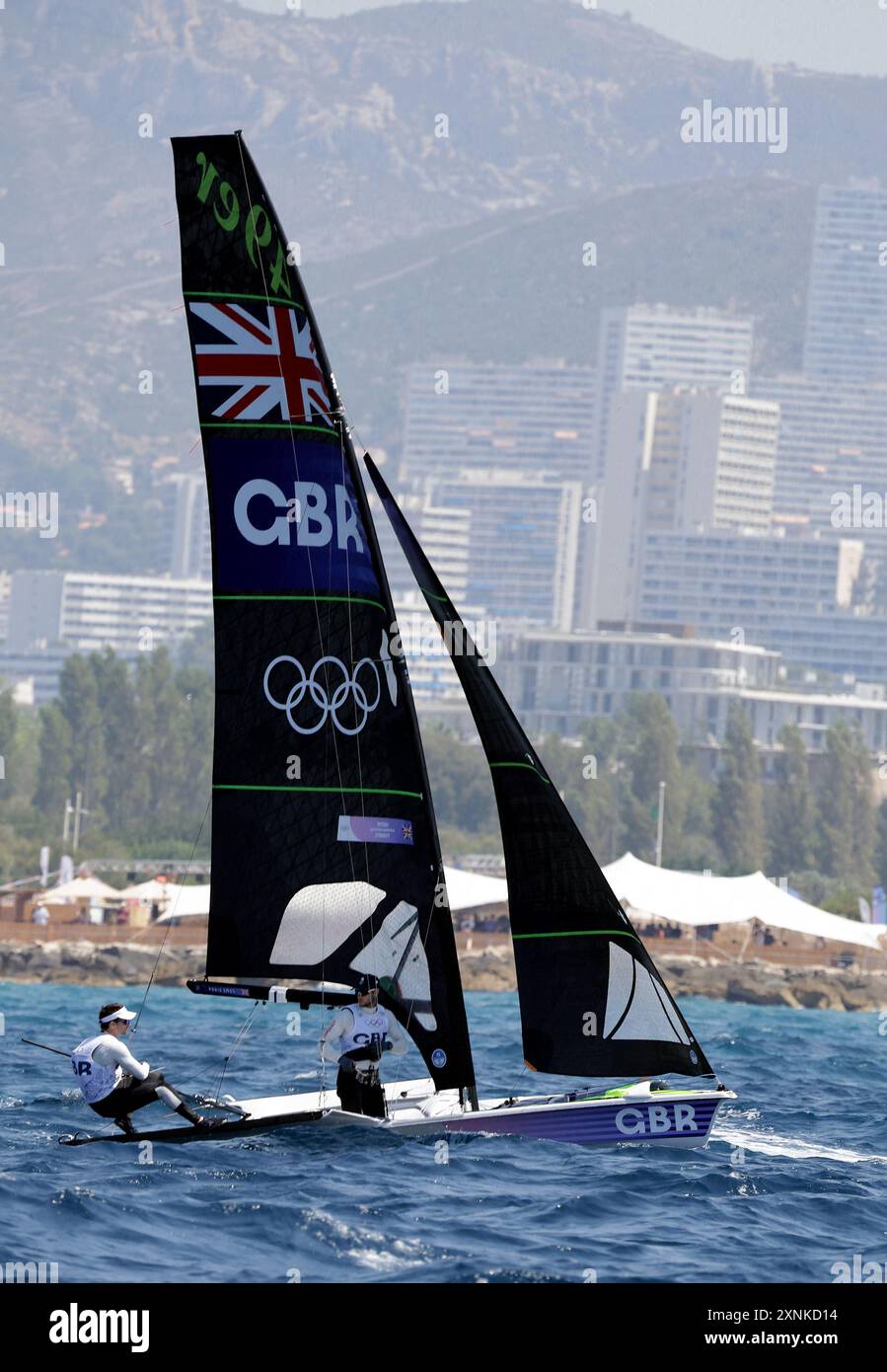 Great Britain's James Peters and Fynn Sterritt ahead of the Men's Skiff ...