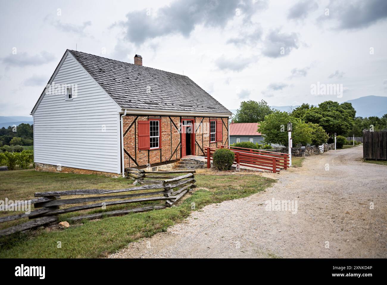 Elk Run Meeting House Shenandoah Heritage Village Luray Virginia ...