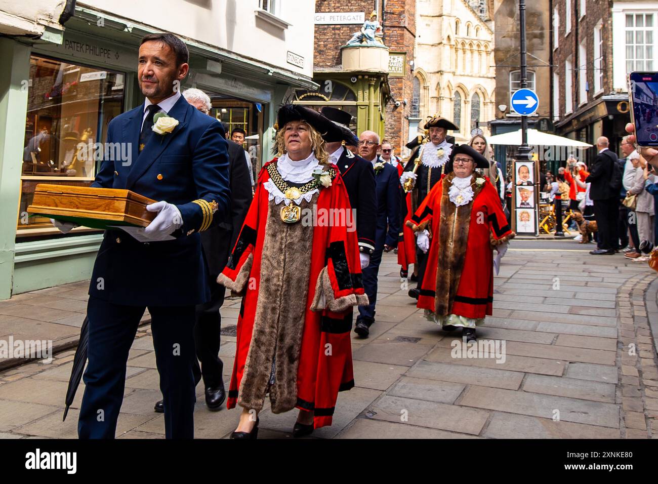 York, UK. 01st Aug, 2024. Yorkshire Day Celebrations in York. The Lord ...