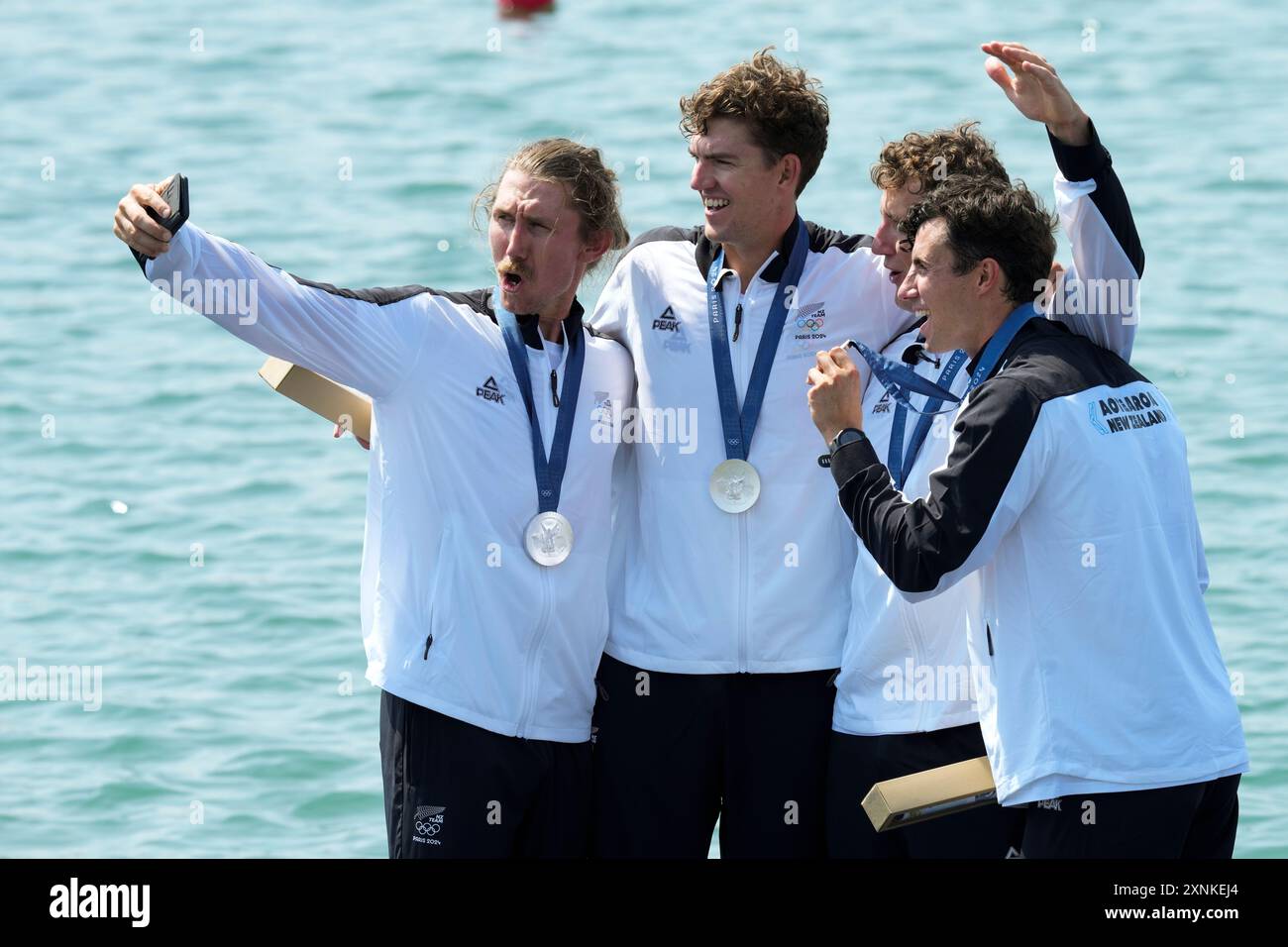 New Zealand's Tom Murray, Logan Ullrich, Matt MacDonald and Ollie ...