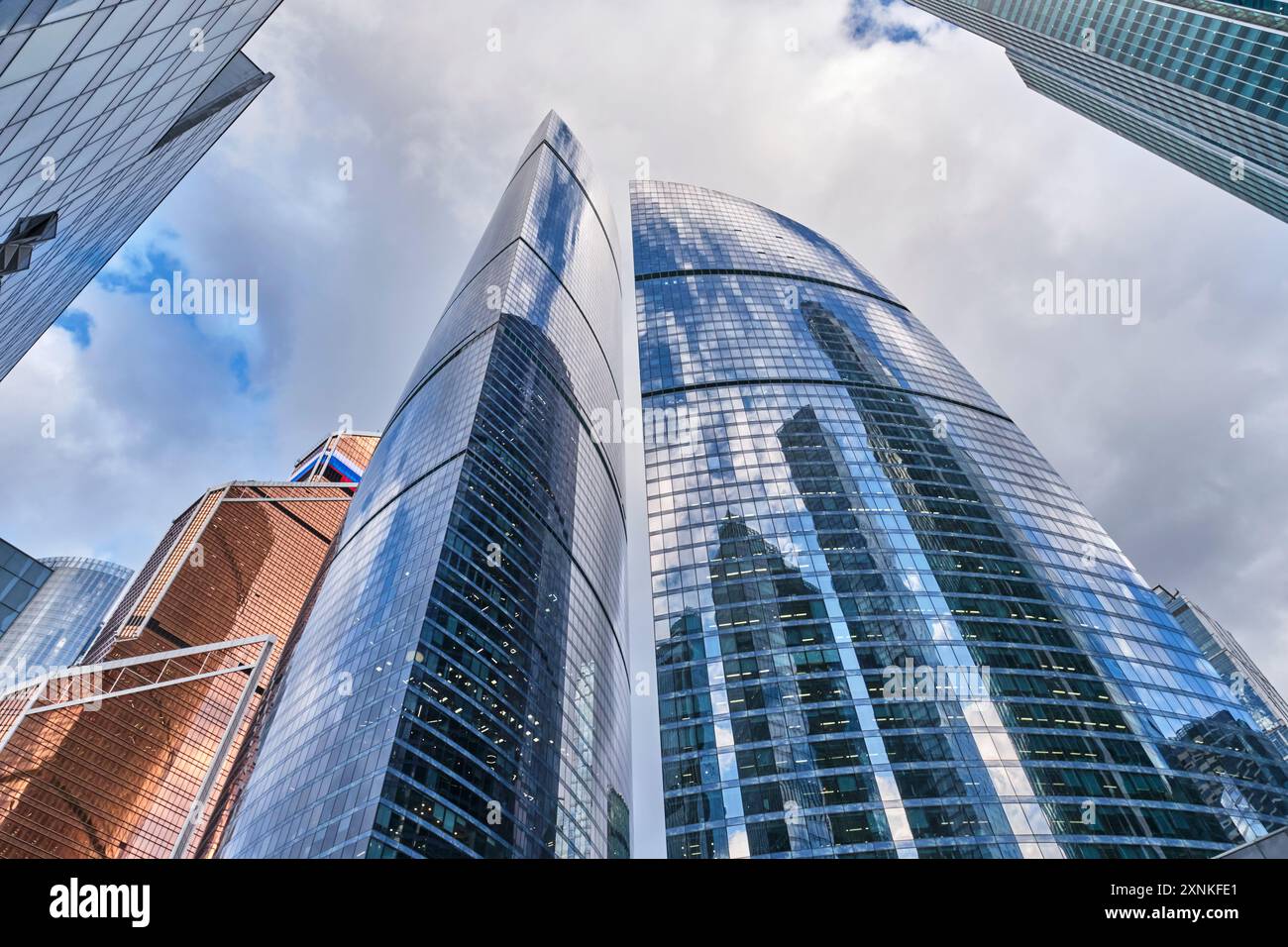 Skyscraper complex Federation Business district Moscow-City, Moscow ...