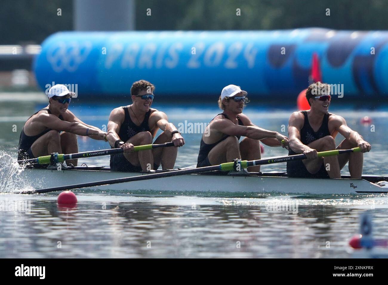New Zealand's Tom Murray, Logan Ullrich, Matt MacDonald and Ollie ...