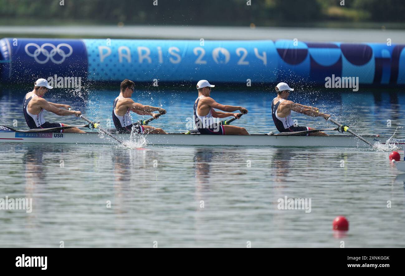 Vaires Sur Marne. 1st Aug, 2024. Nick Mead/Justin Best/Michael Grady ...