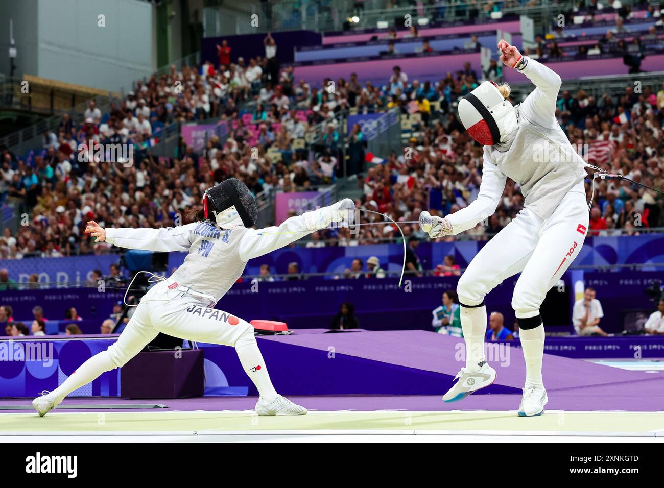Female fencer athlete during fencing hi-res stock photography and ...