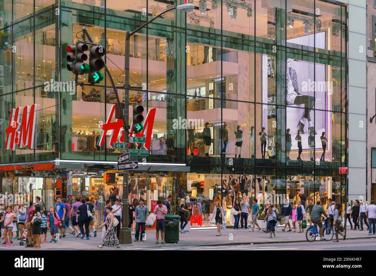 M&M's Times Square in the heart of Broadway, New York, USA Stock Photo ...