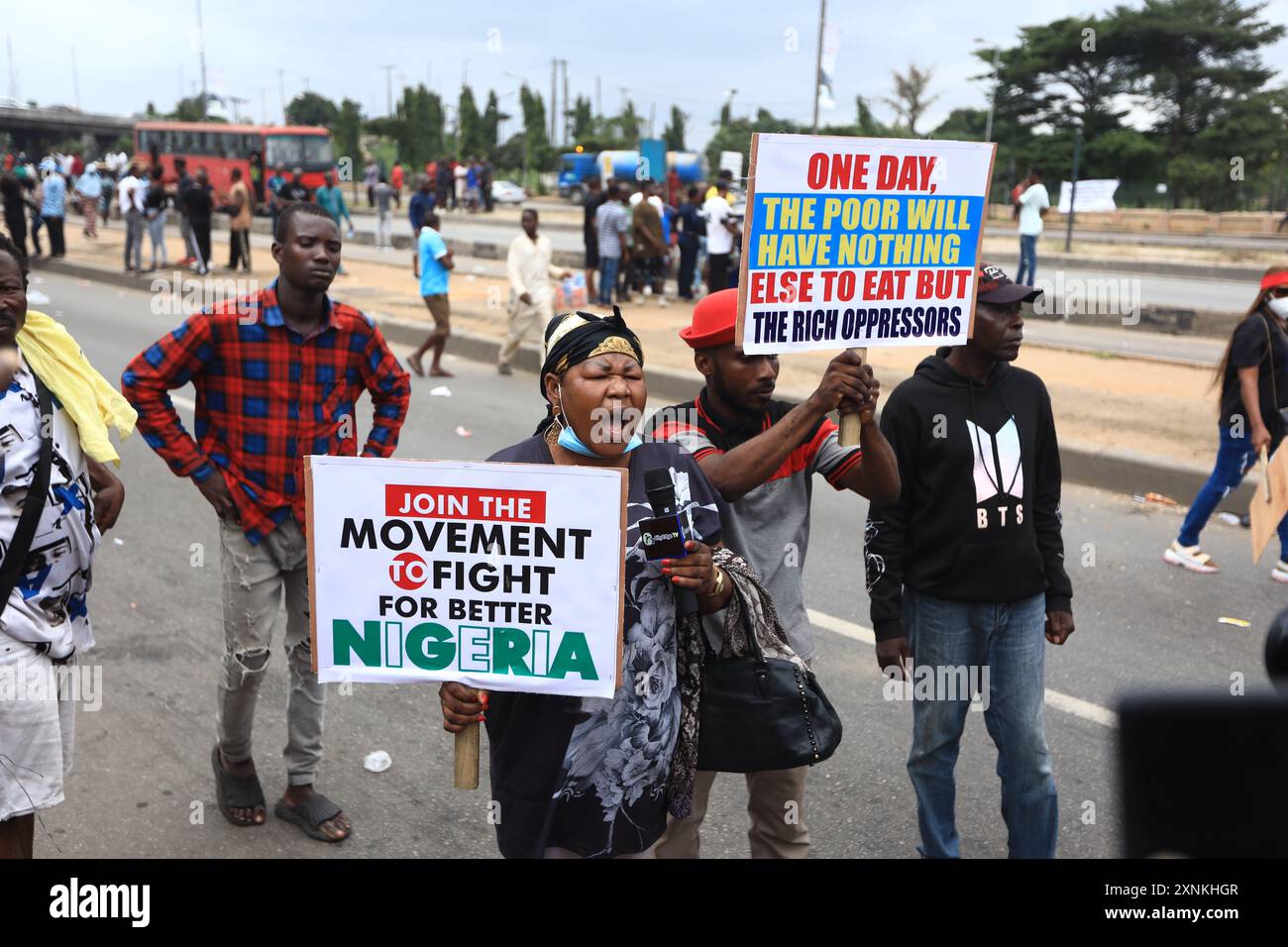 Lagos State, Nigeria, 1st August 2024, End bad governance protest ...