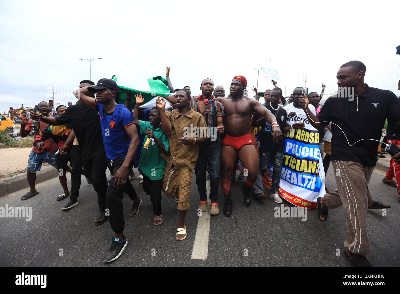 Lagos State, Nigeria, 1st August 2024, End bad governance protest ...