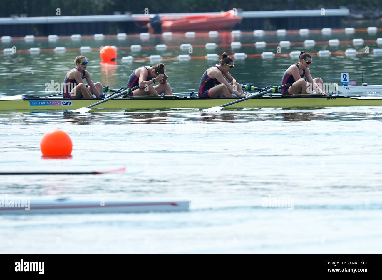 Britain's Sam Redgrave, Rebecca Shorten, Helen Glover and Esme Booth ...