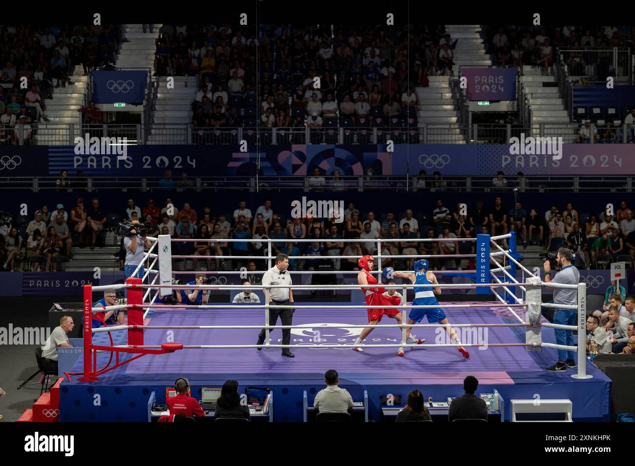 Paris, France. 01st Aug, 2024. General view during the women's 50kg ...