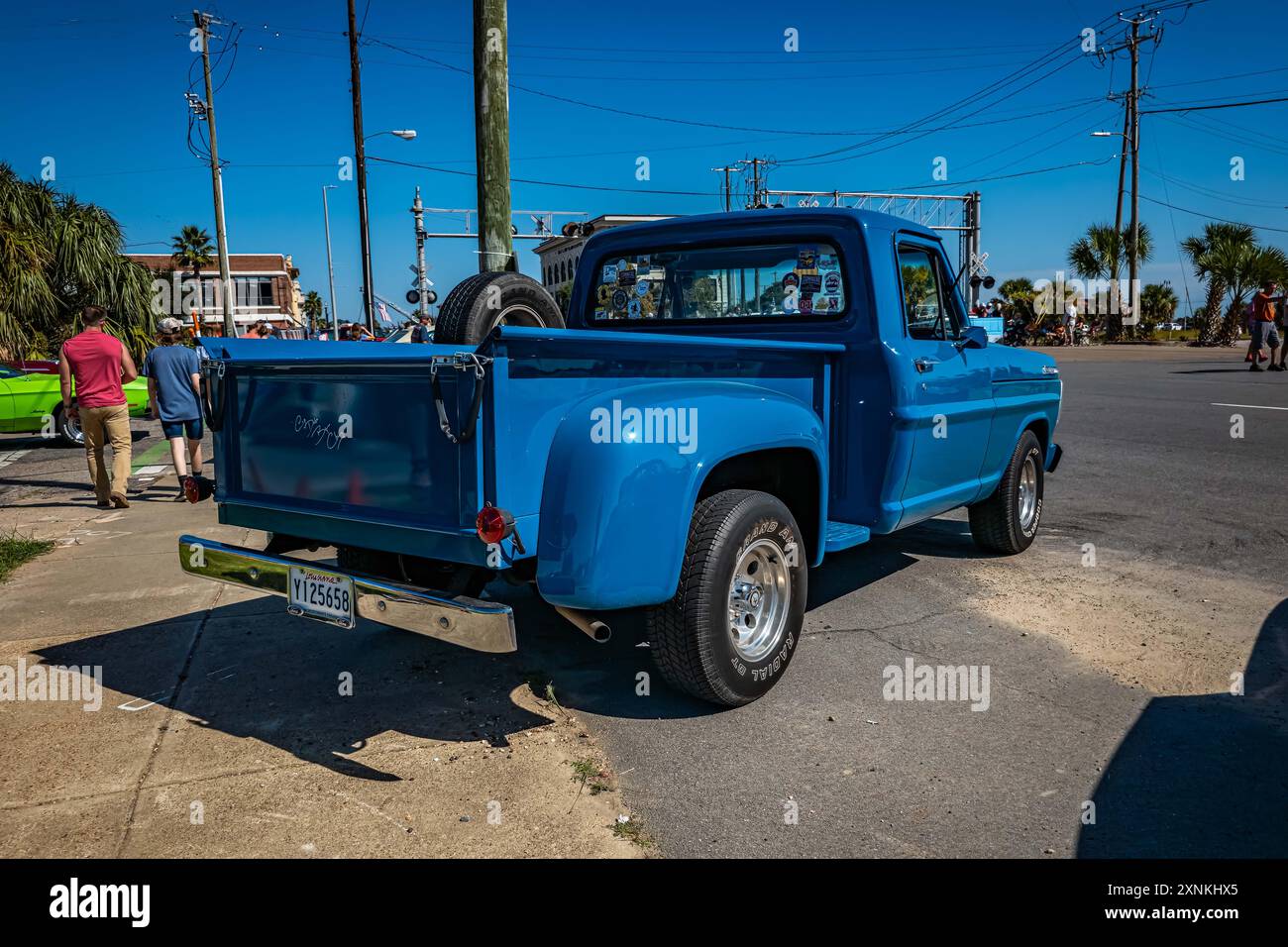 Gulfport, MS - October 01, 2023: High perspective rear corner view of a ...