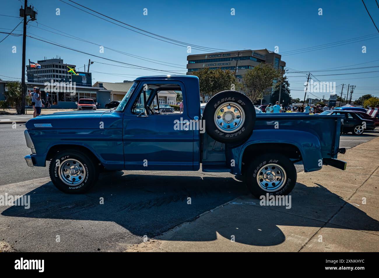 Gulfport, MS - October 01, 2023: High perspective side view of a 1967 ...