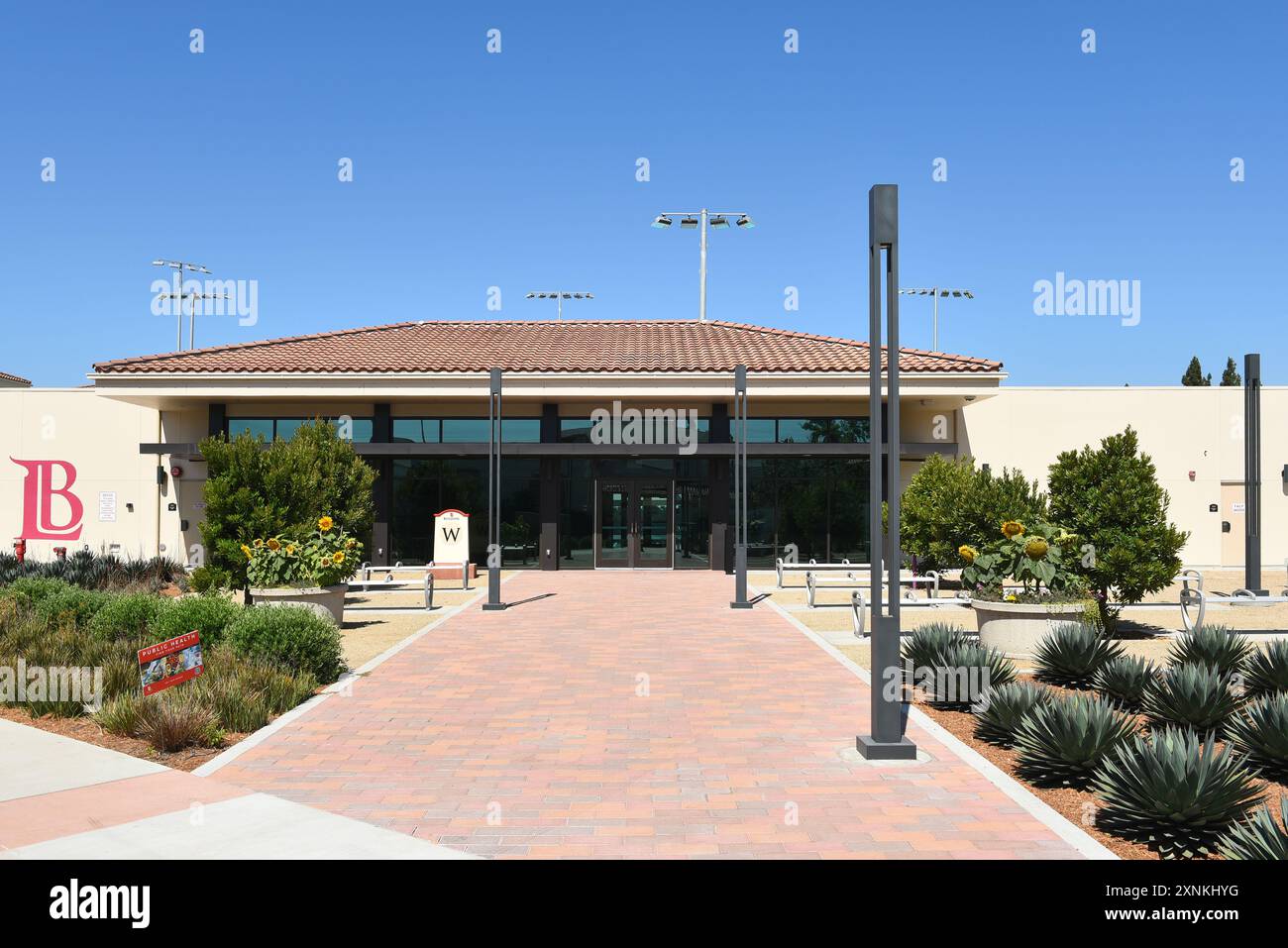 LONG BEACH, CALIFORNIA - 28 JULY 2024: Building W on the campus of Long ...