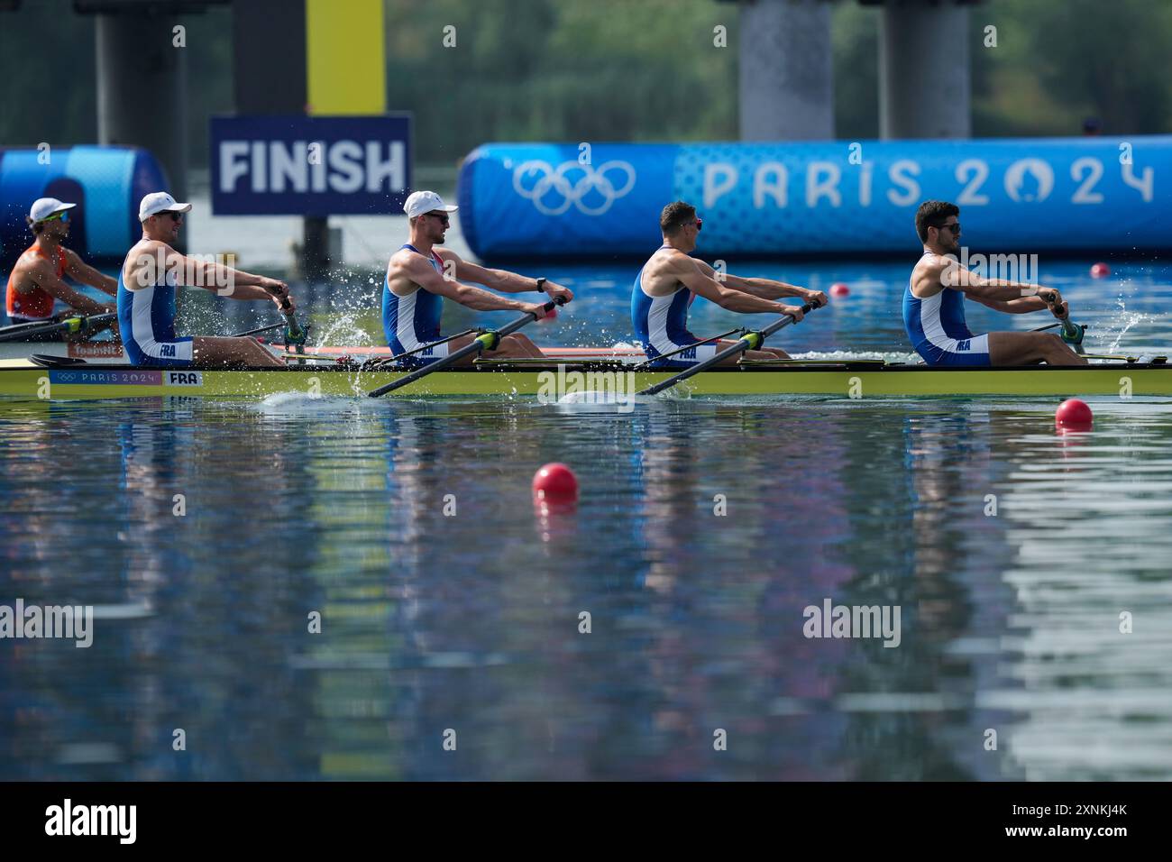 France's Teo Rayet, Thibaud Turlan, Guillaume Turlan and Benoit Brunet ...