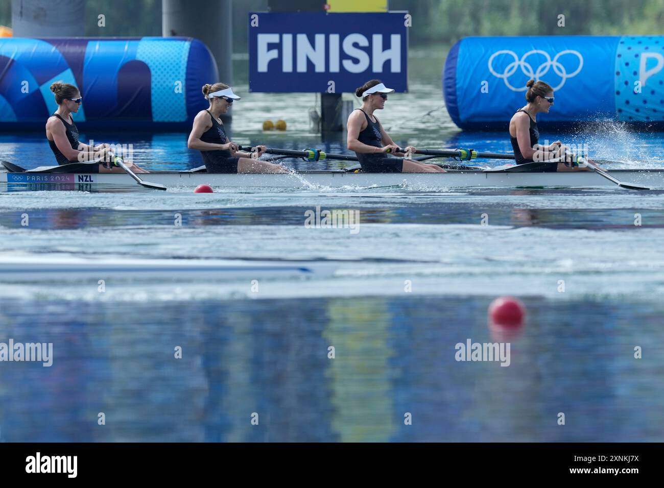 New Zealand's Kerri Williams, Davina Waddy, Phoebe Spoors and Jackie ...