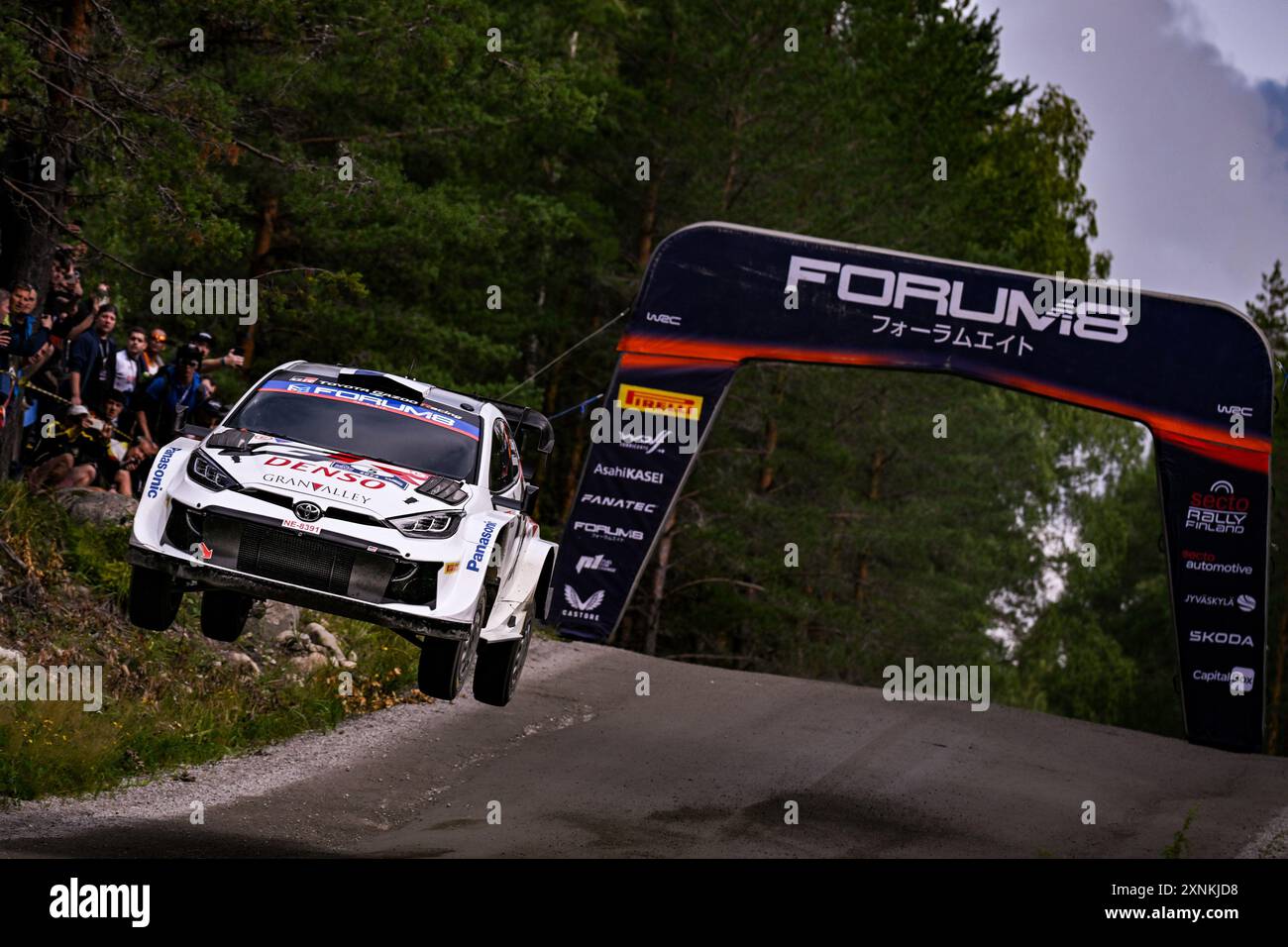 Drive Sami Pajari And Co-Driver Enni Malkonen Of The Team Toyota Gazoo ...