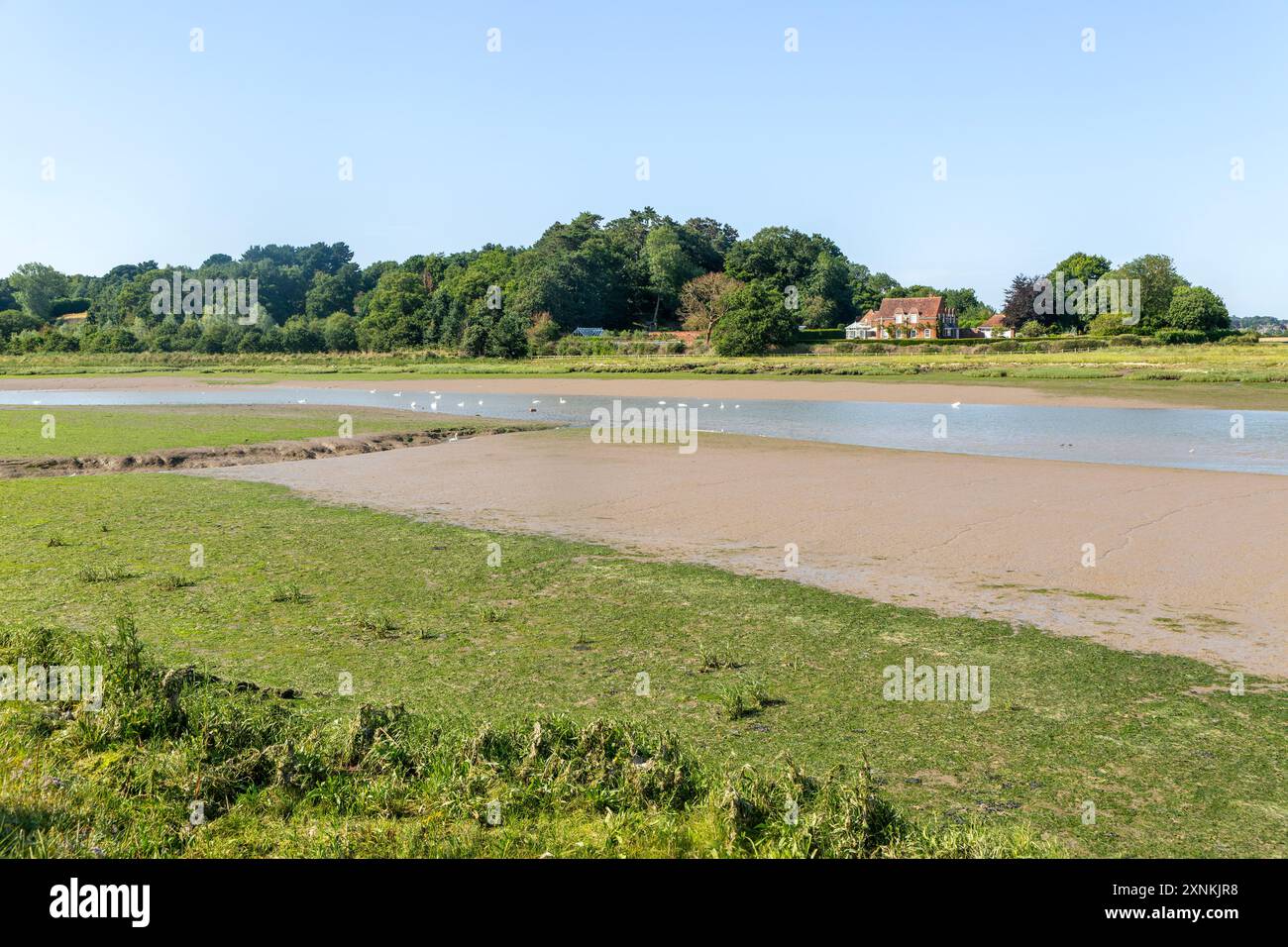 Large country house at Broomheath, Kyson Point, Martlesham Creek, River ...