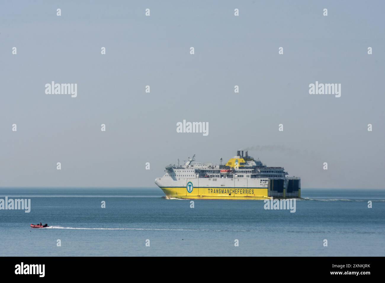 Seaford, July 30th 2024: The Transmanche ferry, 'Seven Sisters ...