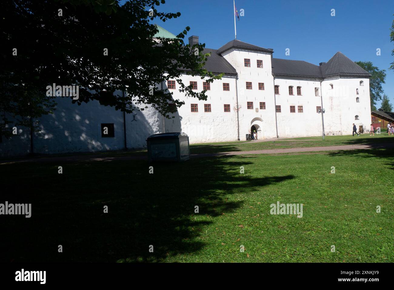 Entrance to Turku Castle Finland built in 13thc one of oldest buildings ...