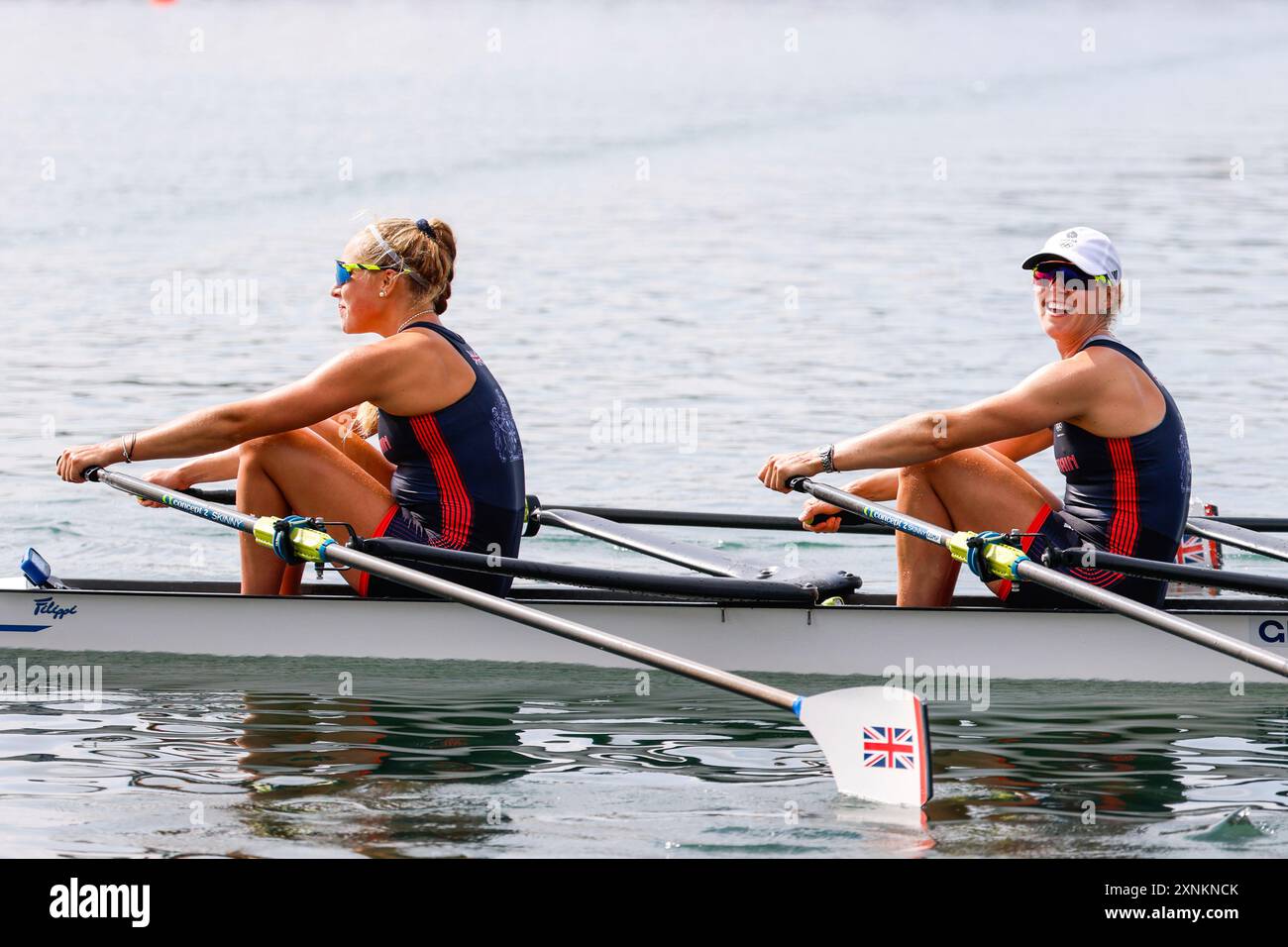Mathilda Hodgkins Byrne of Great Britain and Rebecca Wilde of Great ...