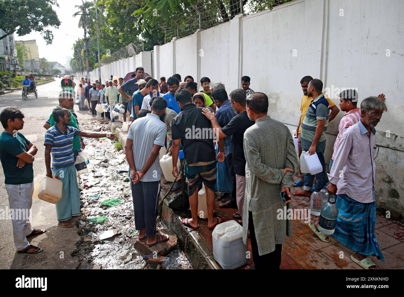Dhaka Wasa ATM water booth is closed due to internet disconnection, so ...