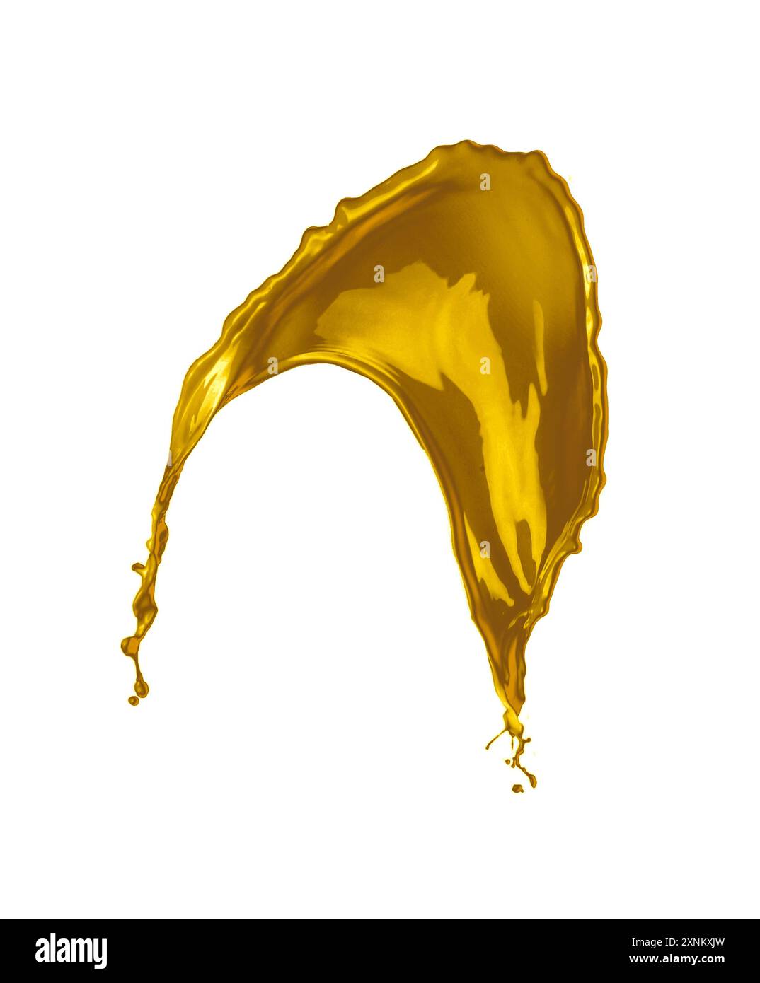 Gold wavy textured abstract Cut Out Stock Images & Pictures - Alamy