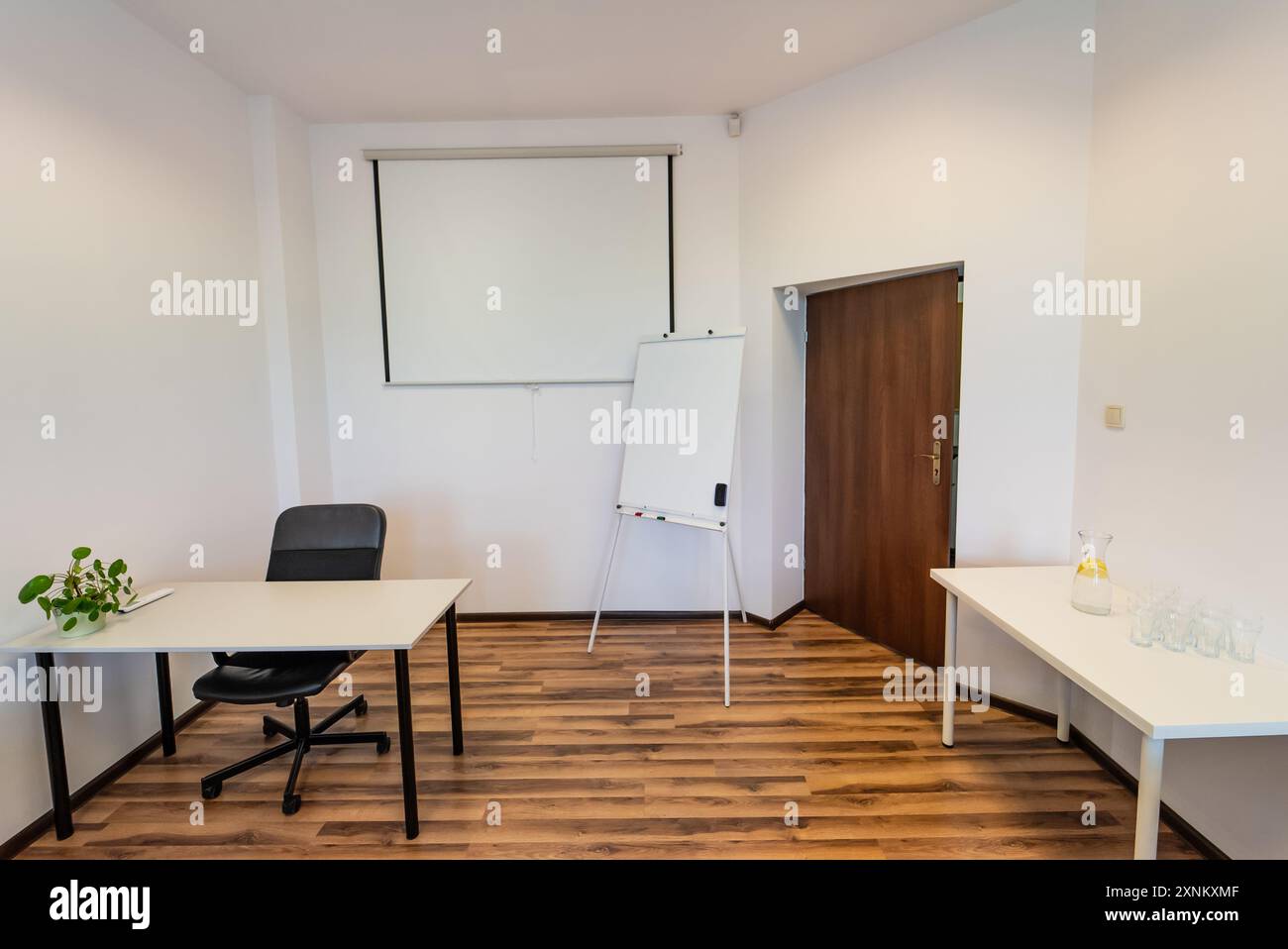Empty Conference Room In Modern Office. Interior of a classroom with ...