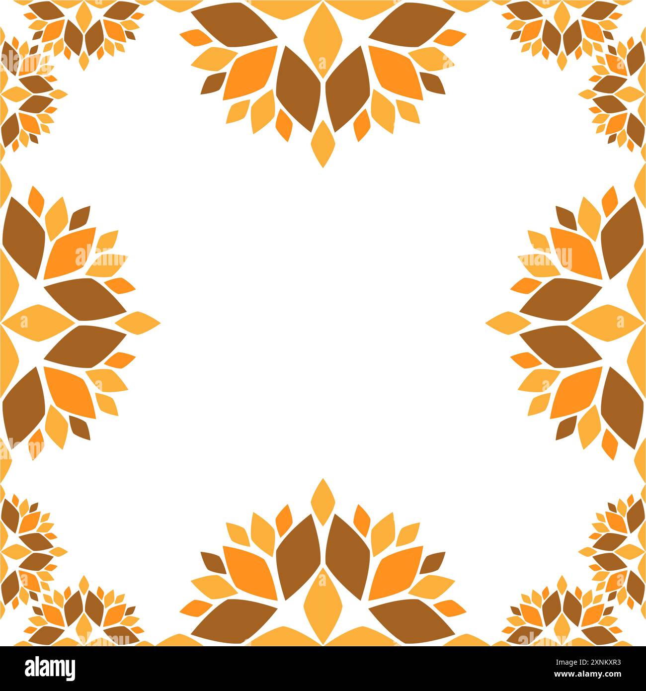 floral frame with floral element Stock Photo - Alamy
