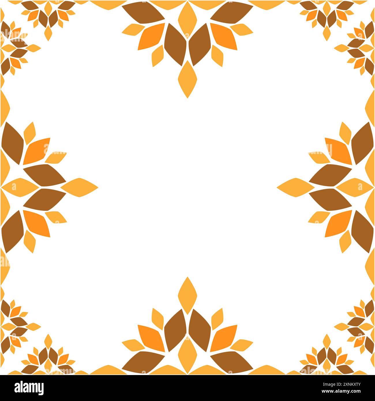 floral frame with floral element Stock Photo - Alamy