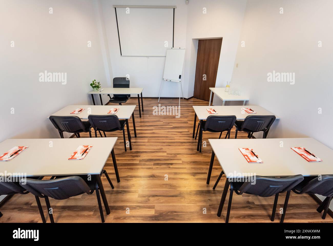 Empty Conference Room In Modern Office. Interior of a classroom with ...