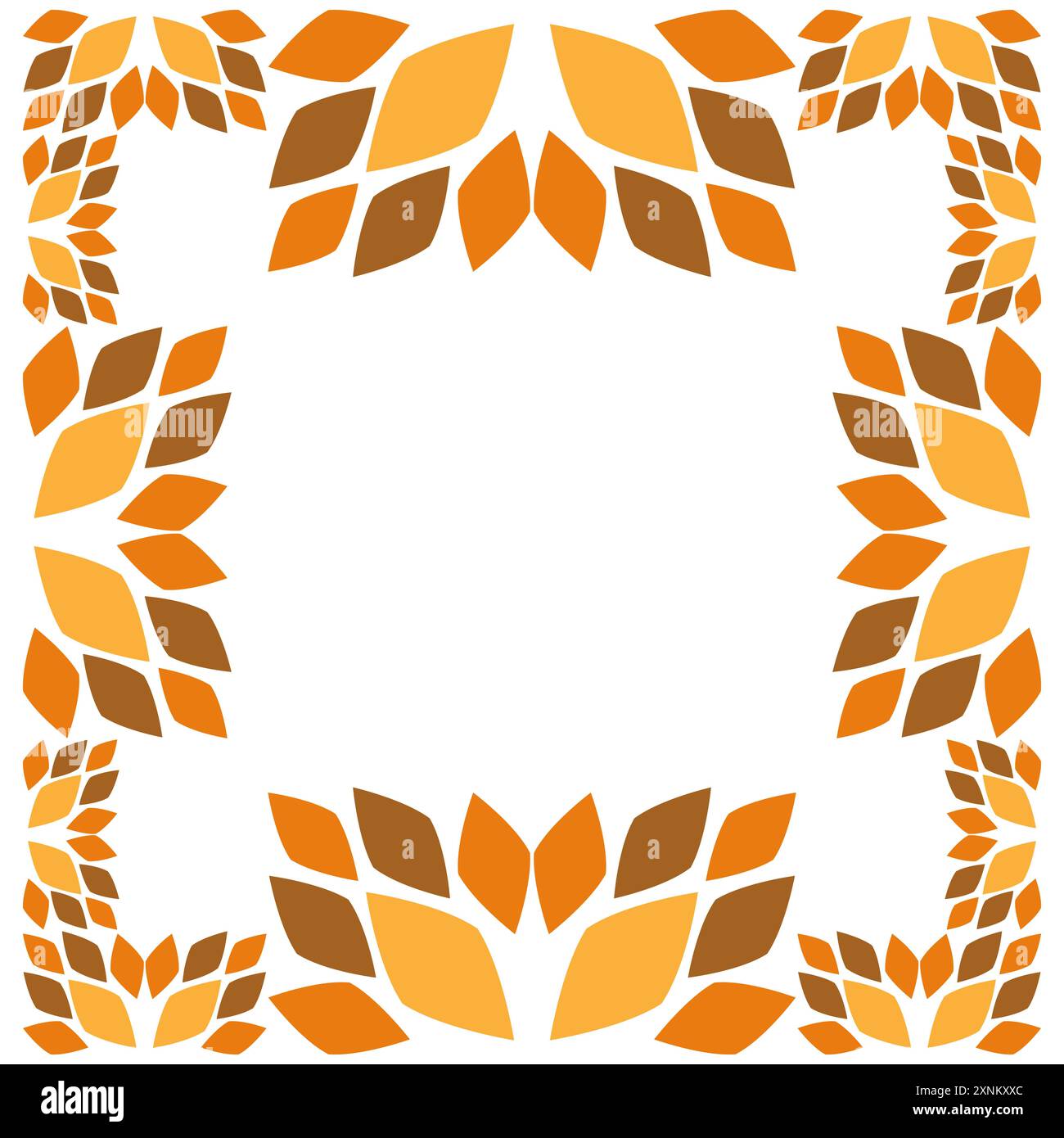 floral frame with floral element Stock Photo - Alamy