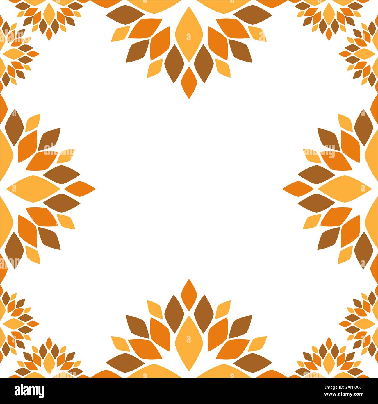 floral frame with floral element Stock Photo - Alamy
