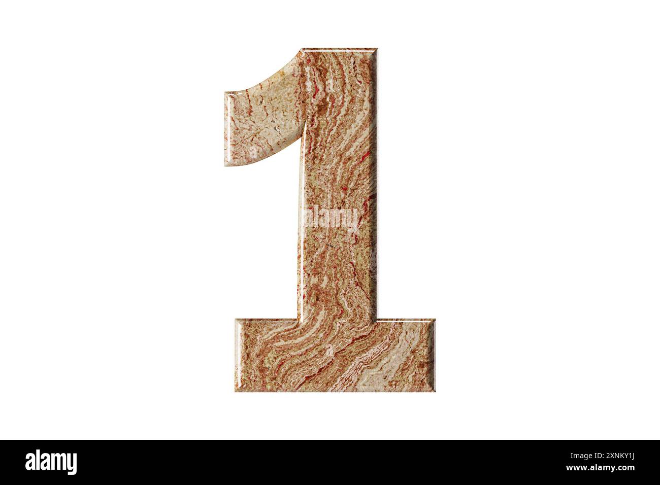 Digit sculpted from warm-toned marble, stands tall and elegant, a ...