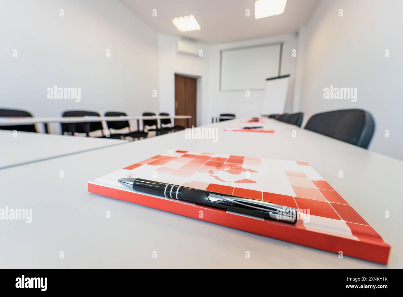 Empty Conference Room In Modern Office. Interior of a classroom with ...