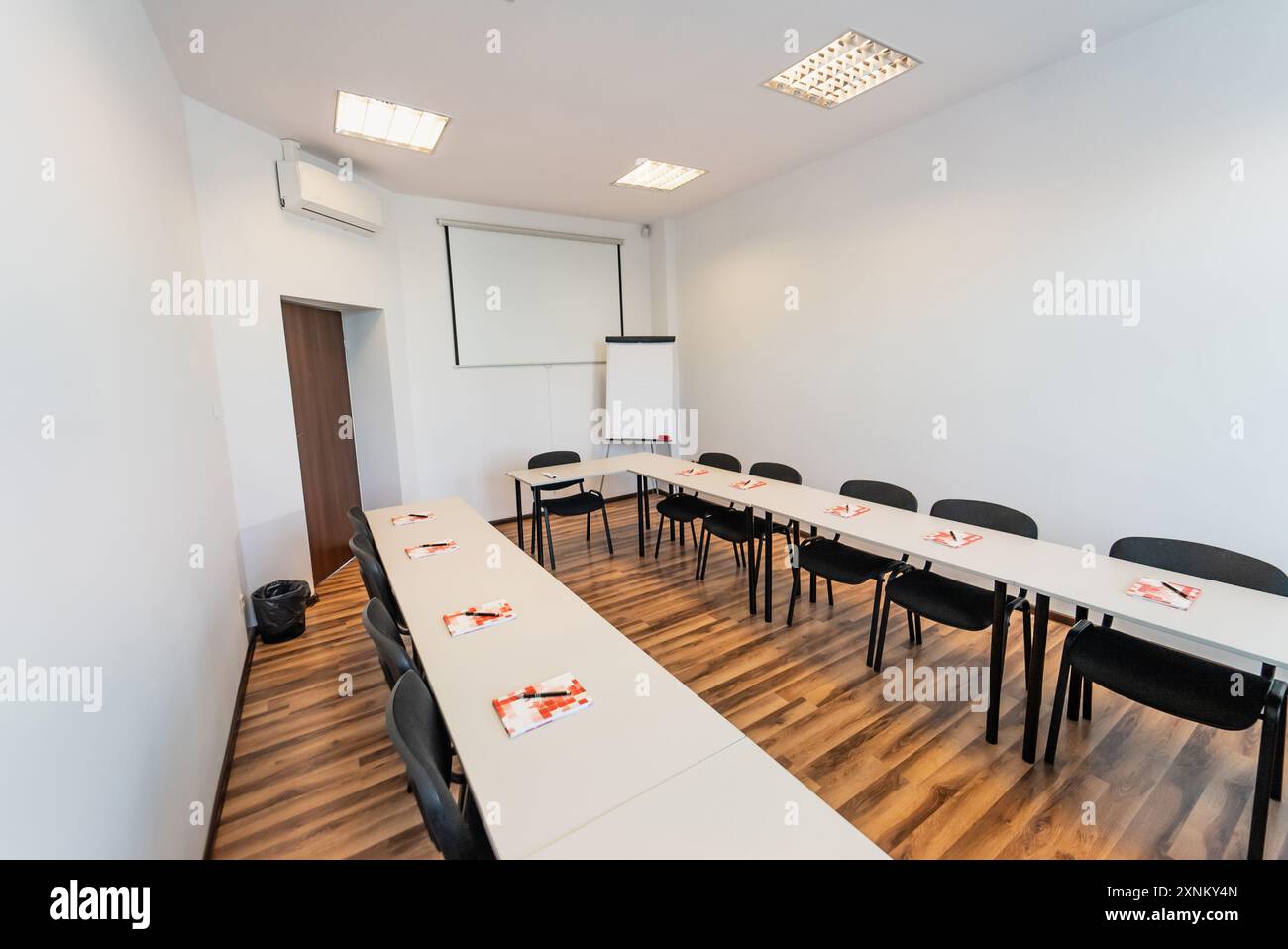 Empty Conference Room In Modern Office. Interior of a classroom with ...