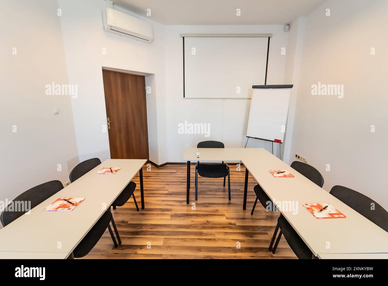 Empty Conference Room In Modern Office. Interior of a classroom with ...