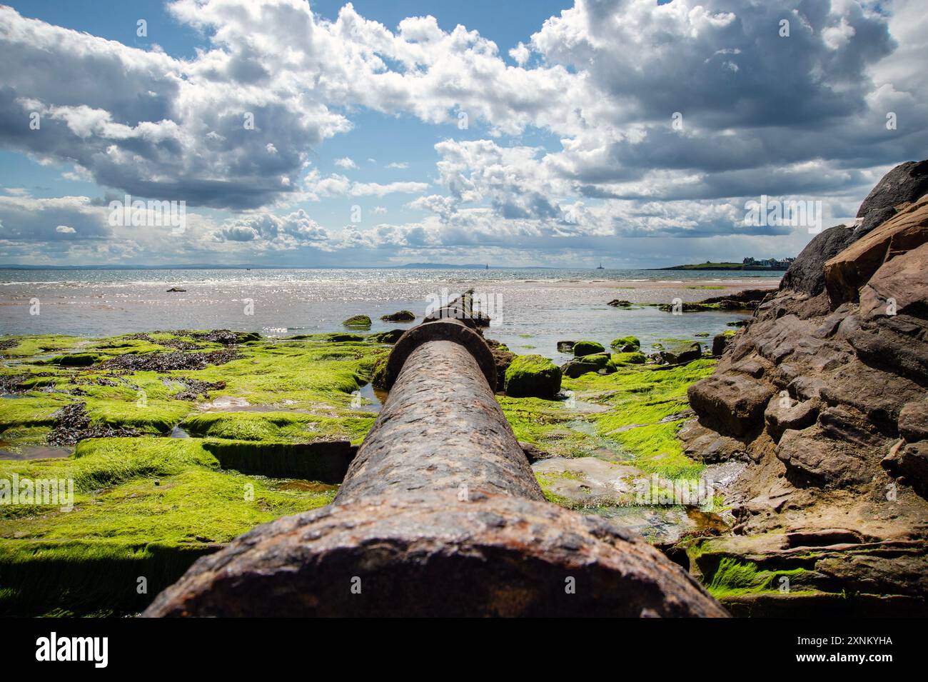 Coastal sewage pipes hi-res stock photography and images - Alamy