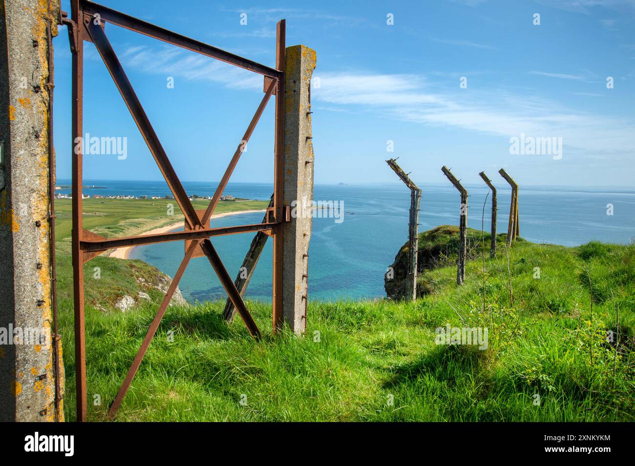 The rusty fences and crumbling concrete shelters are all that remain of ...