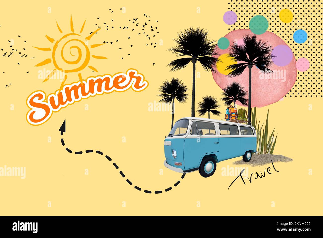 Collage with sun hi-res stock photography and images - Alamy