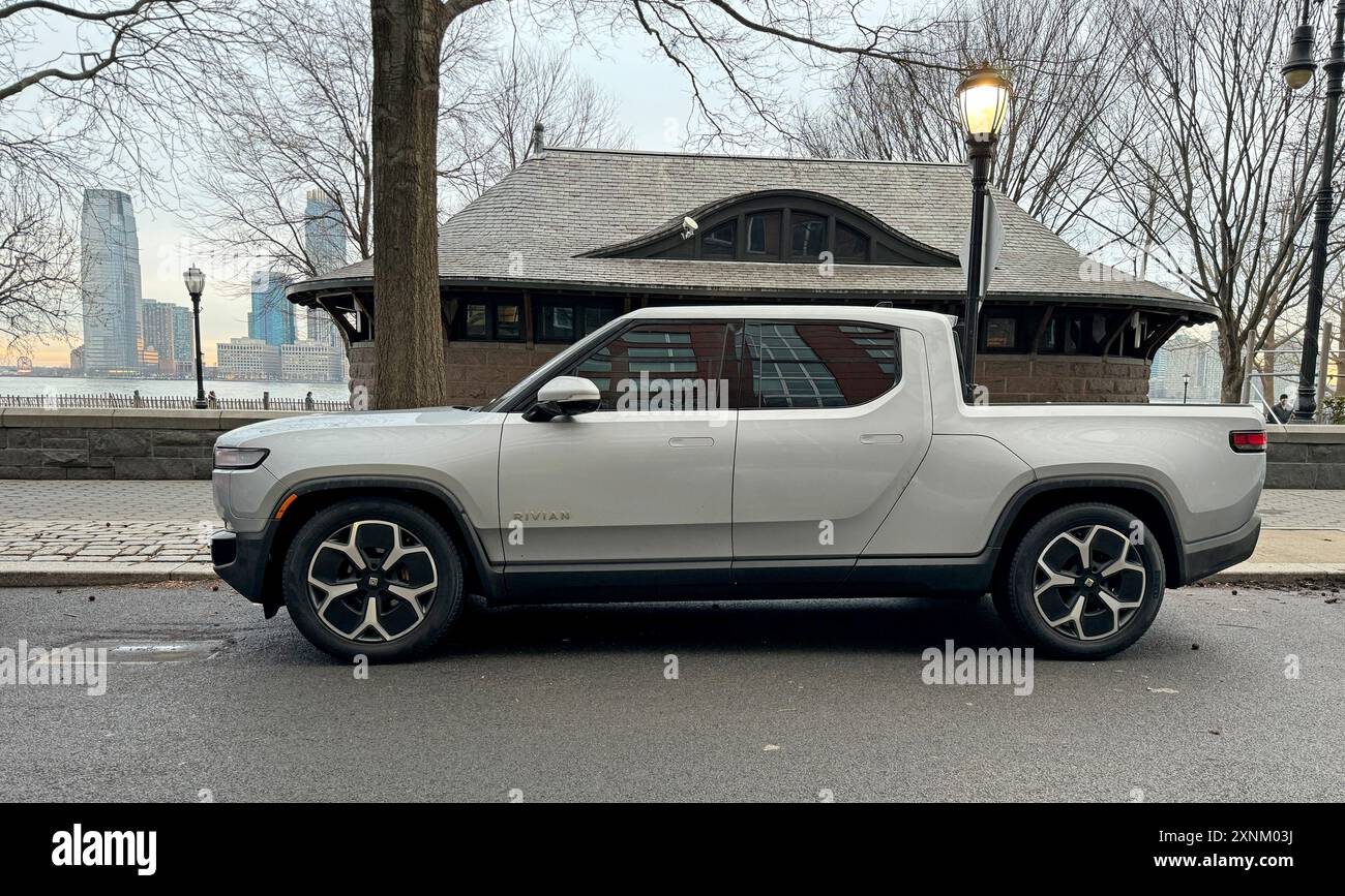 Rivian electric truck parked in Manhattan Stock Photo - Alamy