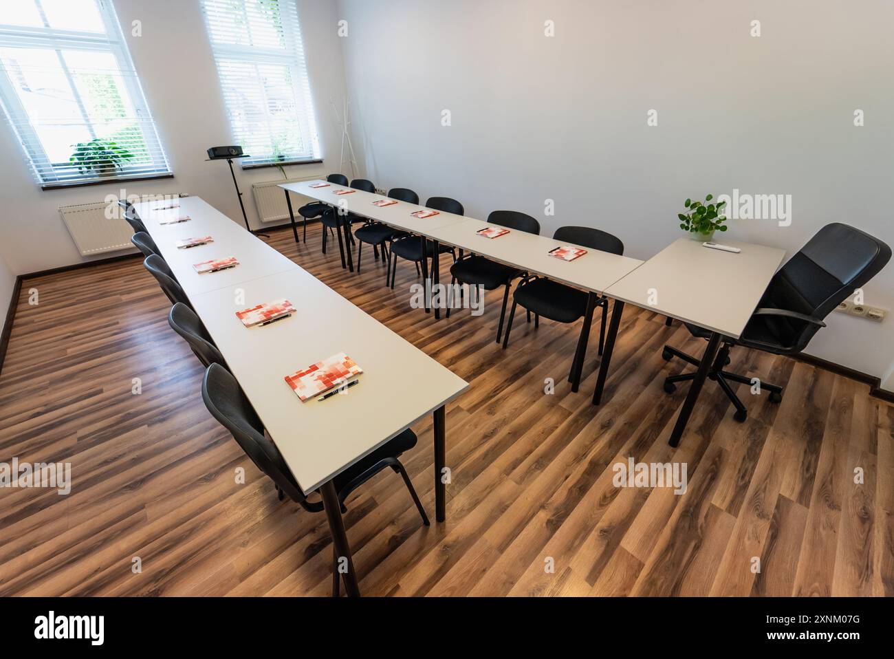 Empty Conference Room In Modern Office. Interior of a classroom with ...