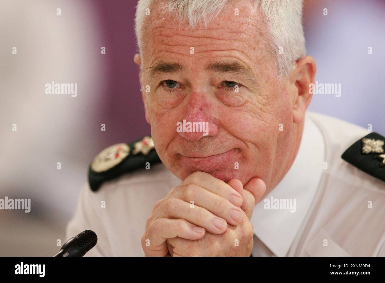 PSNI Chief Constable Jon Boutcher during a meeting of the Northern ...