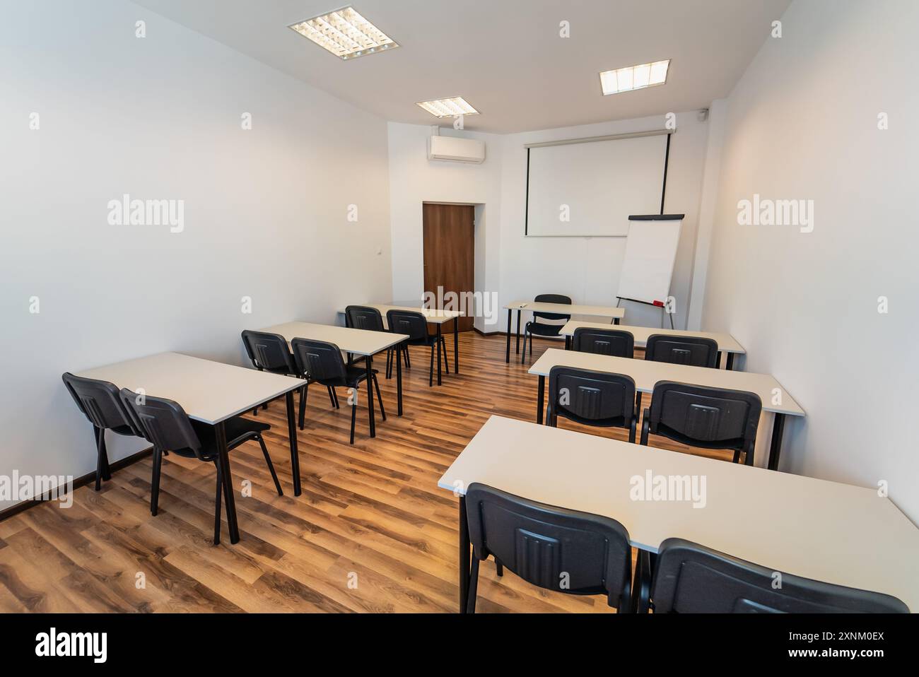 Empty Conference Room In Modern Office. Interior of a classroom with ...