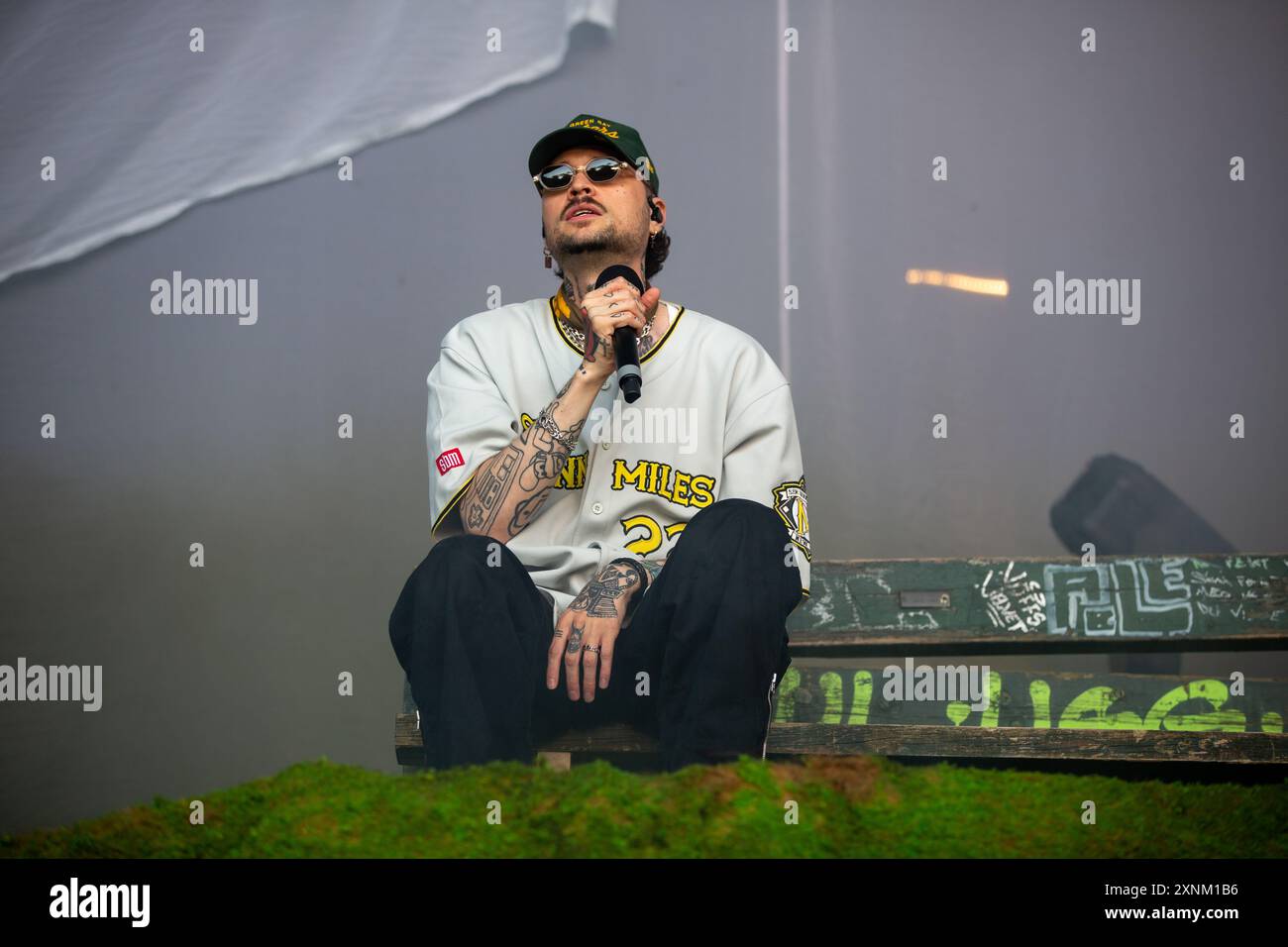 Fredrikstad, Norway. 25th, July 2024. The Norwegian rapper and singer ...