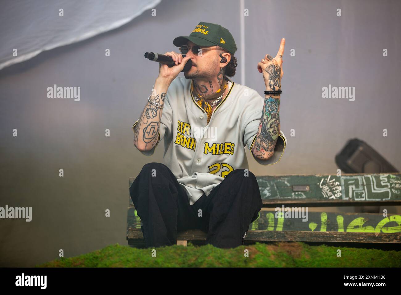 Fredrikstad, Norway. 25th, July 2024. The Norwegian rapper and singer ...