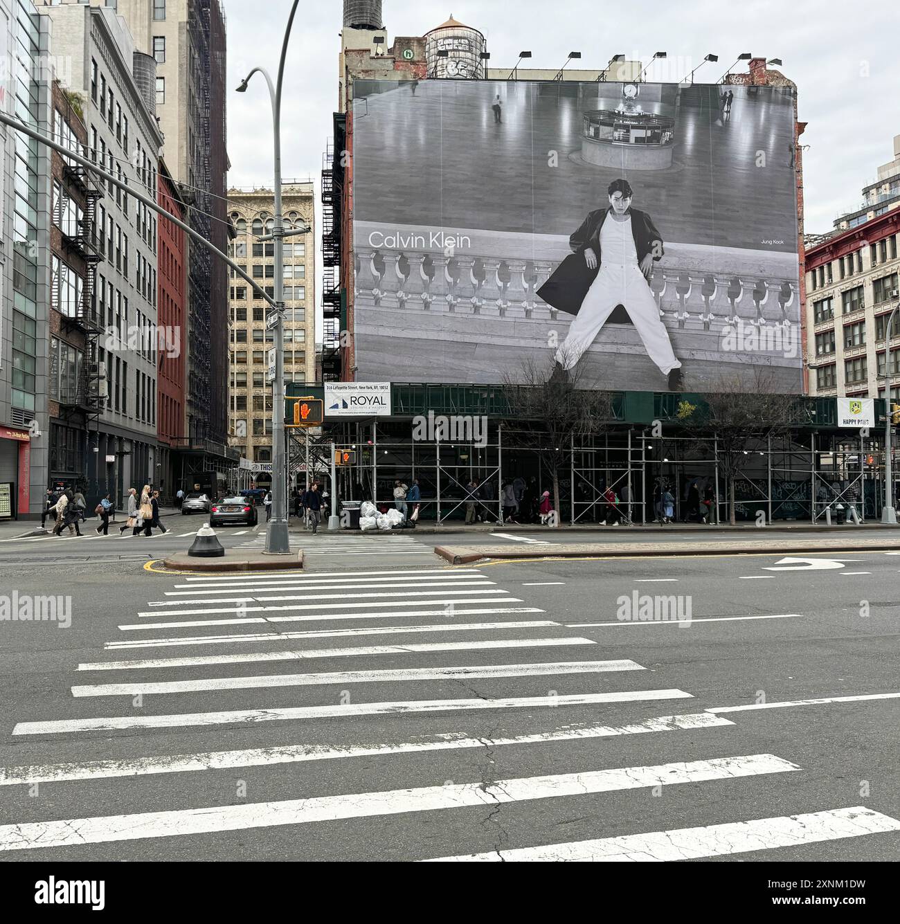 Calvin Klein billboard on Houston street in Manhattan Stock Photo - Alamy