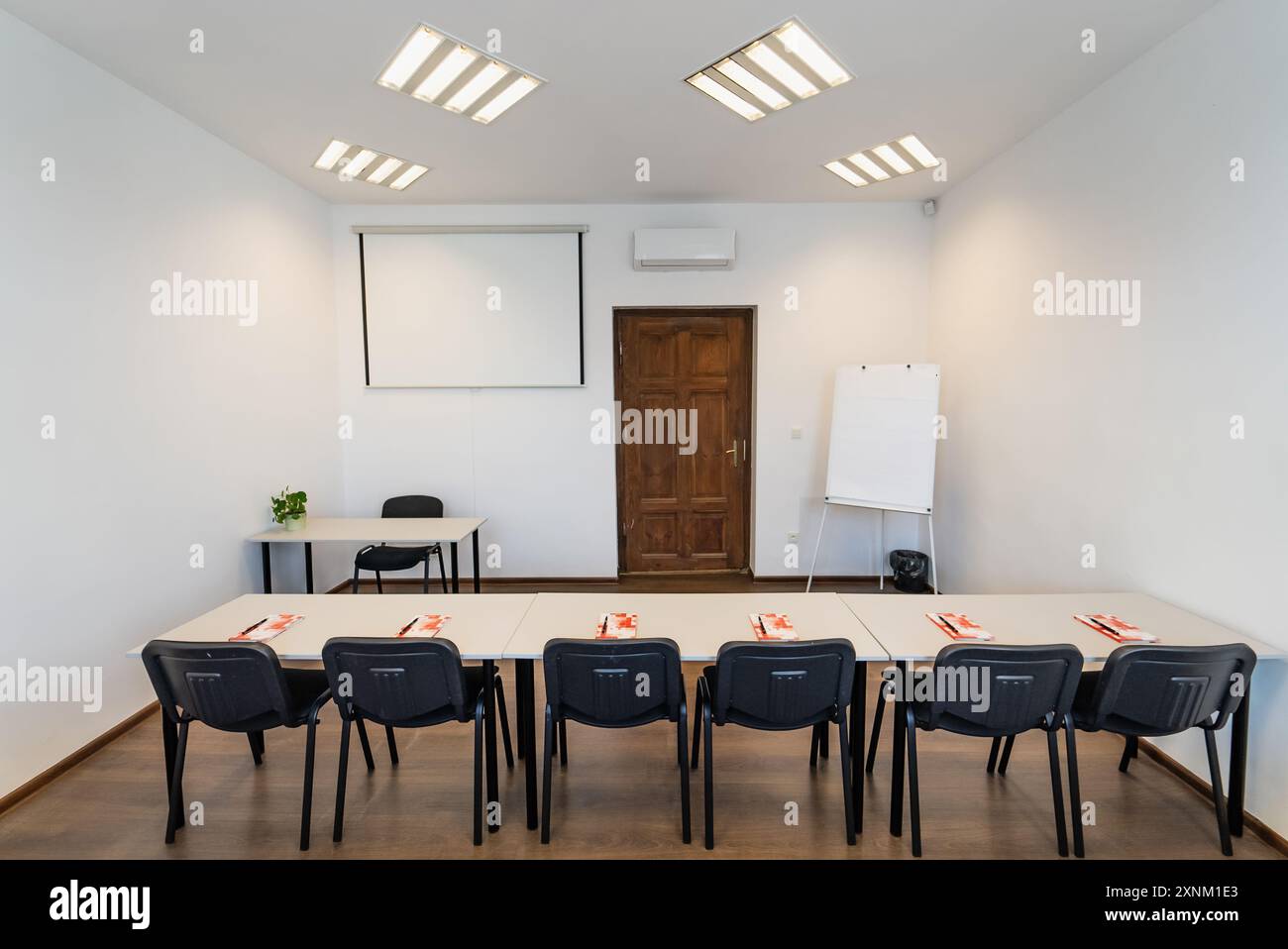 Empty Conference Room In Modern Office. Interior of a classroom with ...